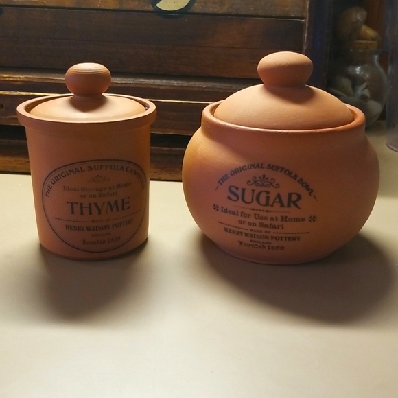 Jars & Containers Vintage Henry Watson Pottery The Original Suffolk ...